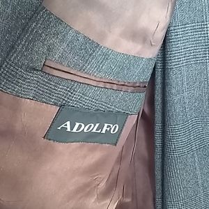 Adolfo | Suits & Blazers | Adolfo Wool Suit | Poshmark